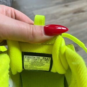 Fila | Shoes | Platform Chunky Fila Sneakers Limited Edition Neon Green ...